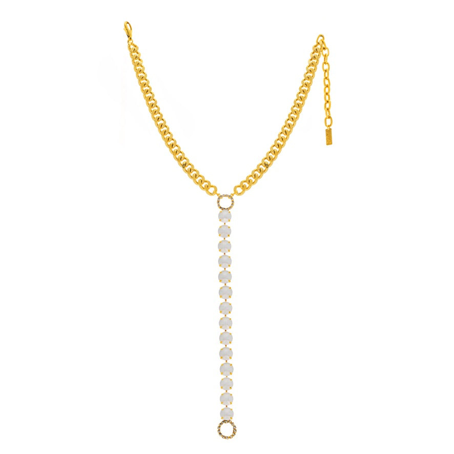 Cara Necklace in White Matt – TOVA
