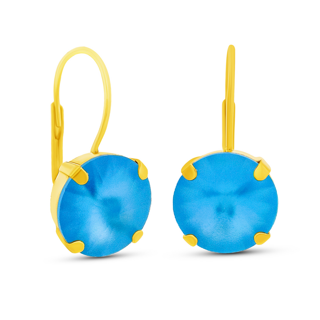 Caitlin Small Round Earrings in Candy Crush – TOVA