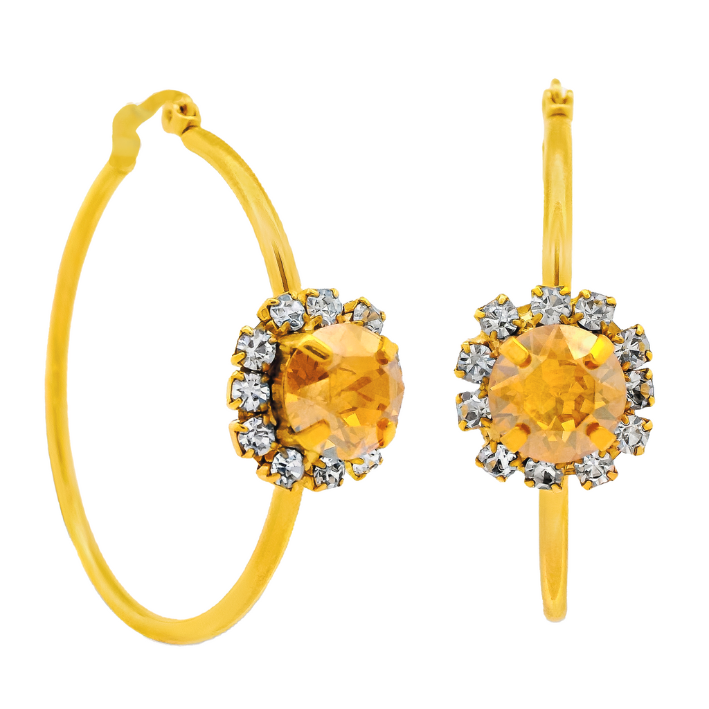 Mini Bianca Hoops in Caramel – TOVA