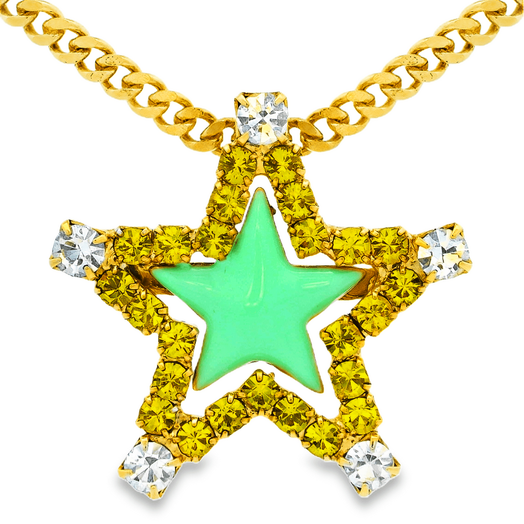 Sweet Star Necklace in Mint – TOVA